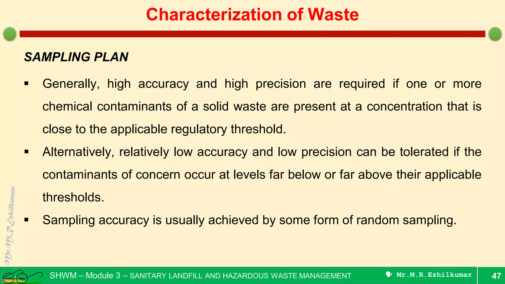 Hazardous wastes - Characterisation & TCLP | PDF