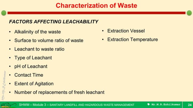 Hazardous wastes - Characterisation & TCLP | PDF | Chemistry | Science