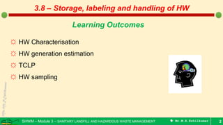Storage, labeling and handling of HW | PDF