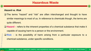 Effects of improper management of Hazardous waste | PDF