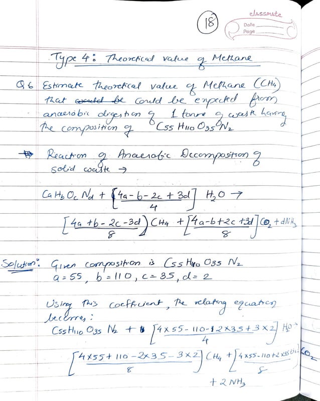 Numericals on Generation of Solid waste .pdf | Physics | Science