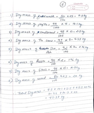 Numericals on Generation of Solid waste .pdf