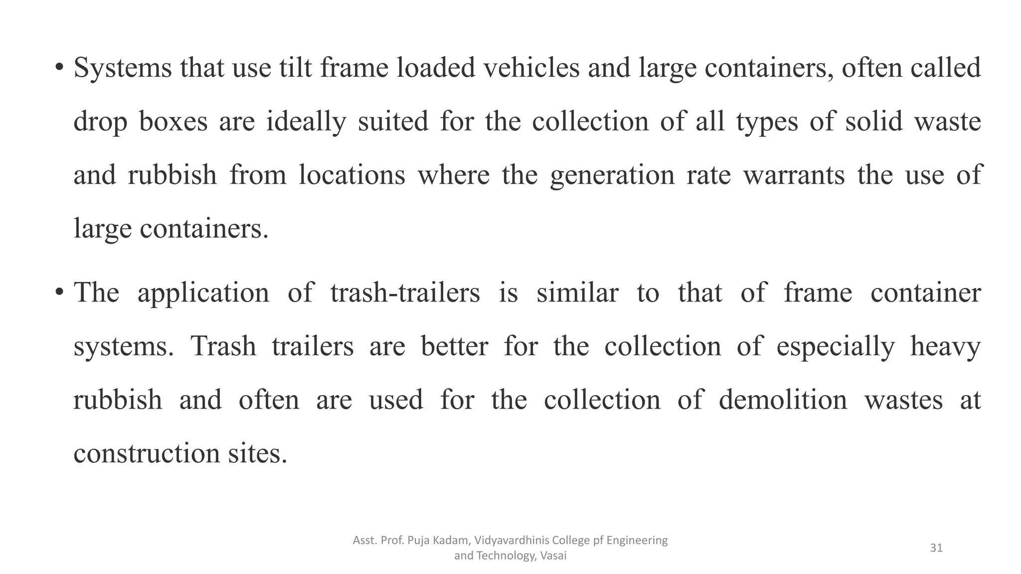 Waste Seggregation, Storage, Collection and Transport | PPTX
