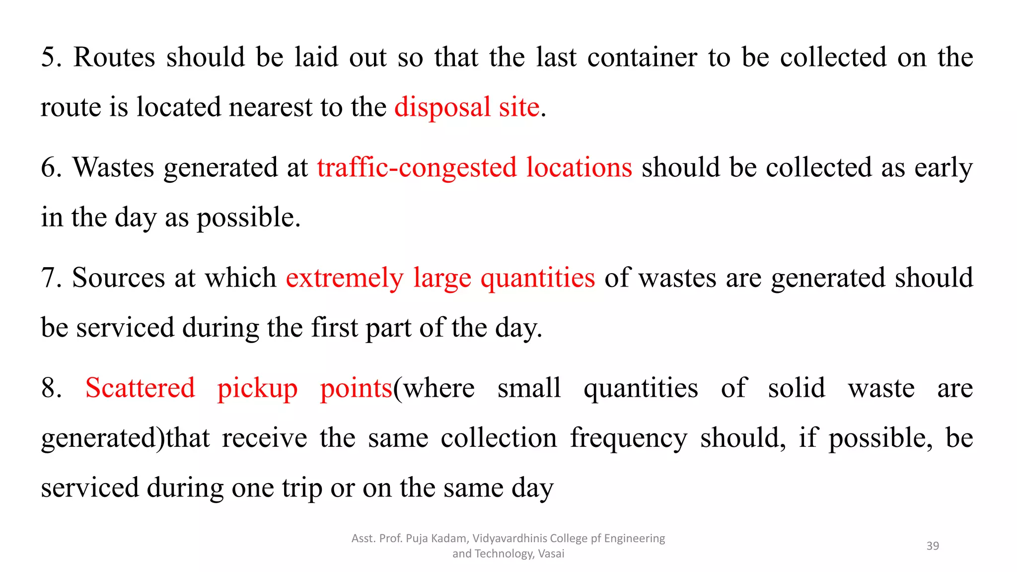 Waste Seggregation, Storage, Collection and Transport | PPTX