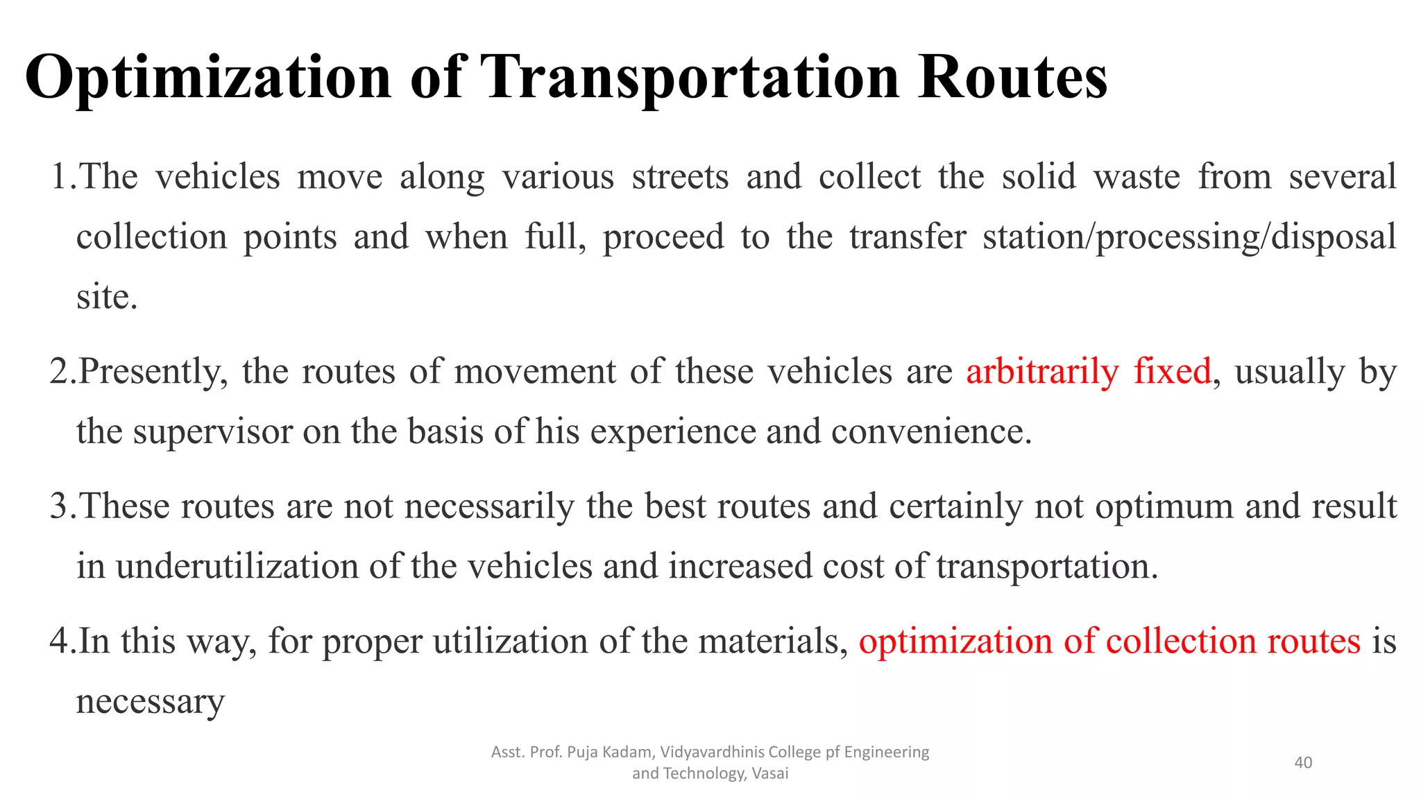 Waste Seggregation, Storage, Collection and Transport | PPTX