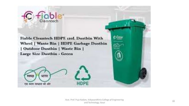 Waste Seggregation, Storage, Collection and Transport | PPTX