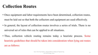 Waste Seggregation, Storage, Collection and Transport | PPTX