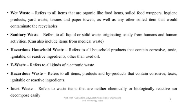 Waste Seggregation, Storage, Collection and Transport | PPTX