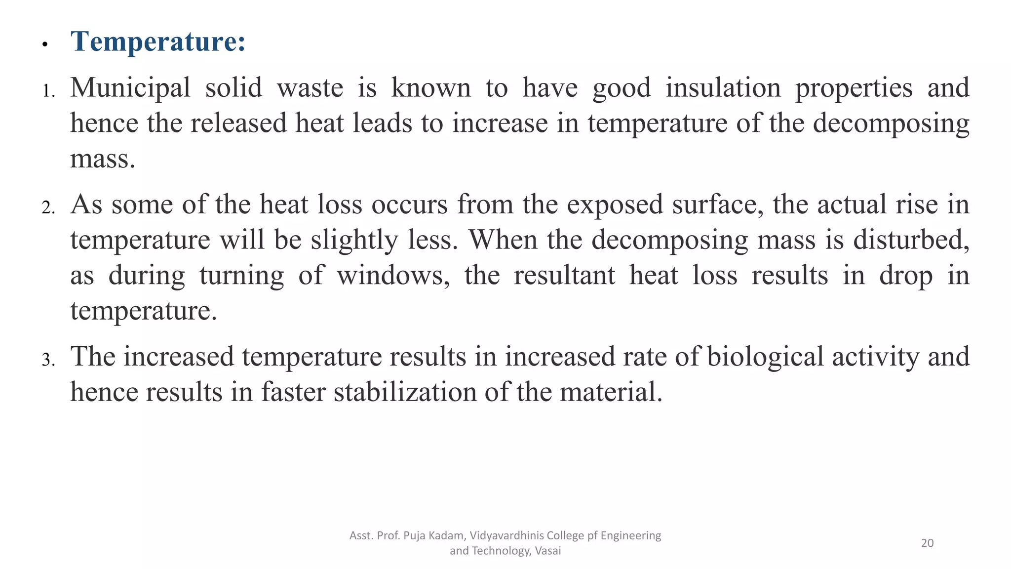 Waste Processing Techniques and Energy Recovery | PPT