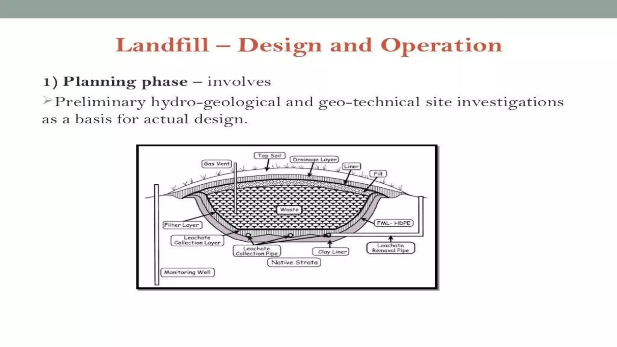 Landfill, Leachate Treatment and Landfill Gas Managemet | PPTX