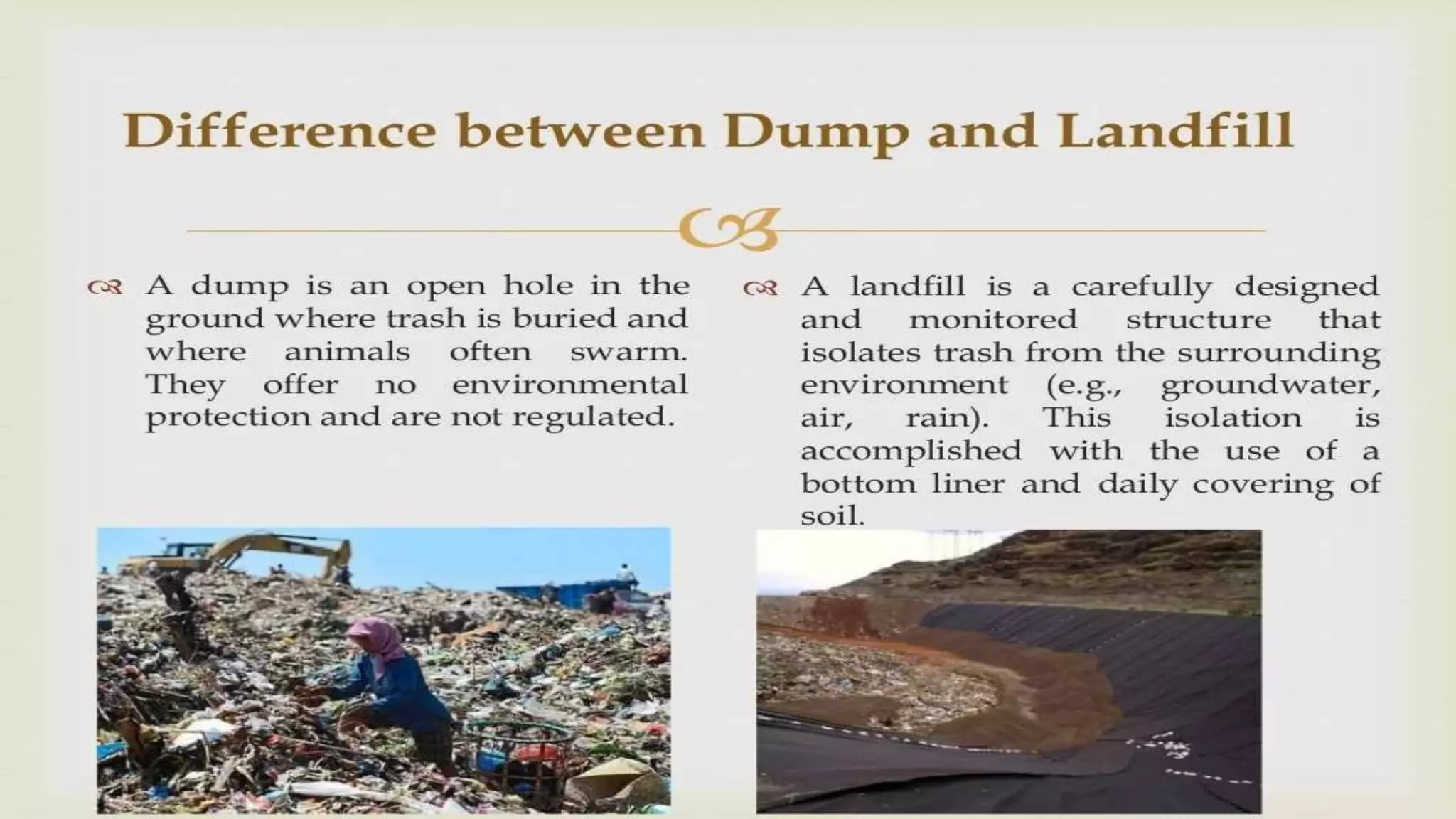 Landfill, Leachate Treatment and Landfill Gas Managemet | PPTX