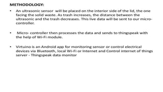IOT in Solid Waste Management.pptx | Technology Industry | Industries