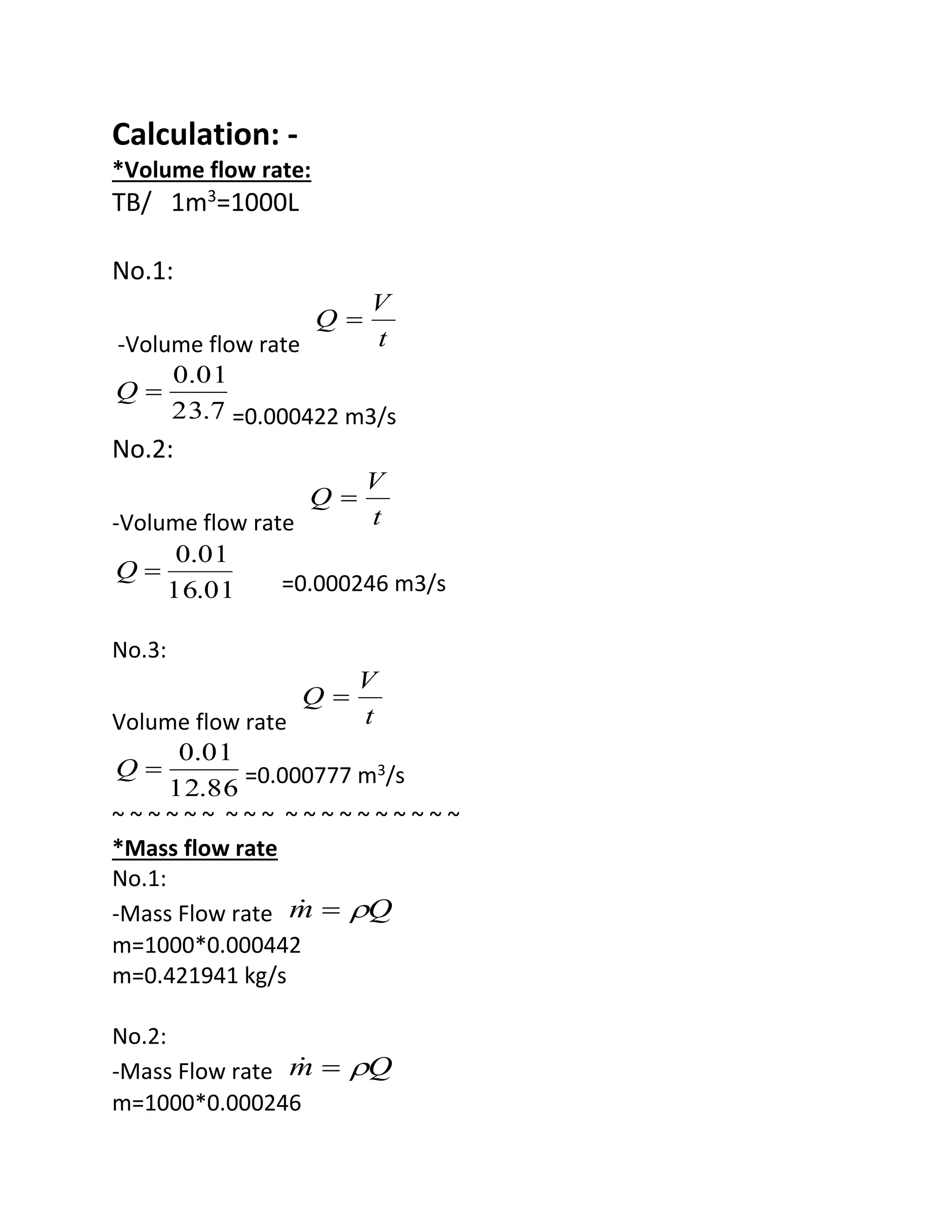 flow rate | PDF