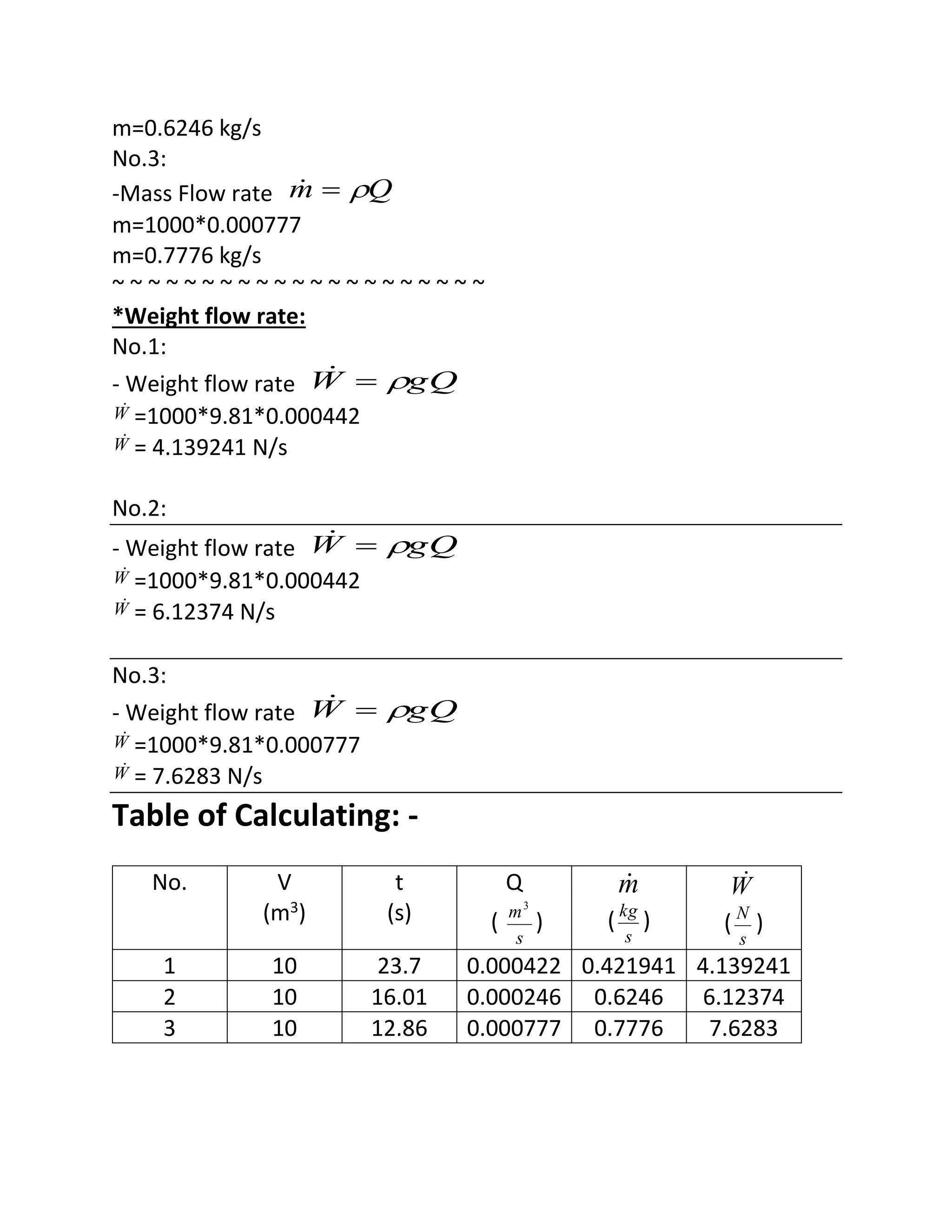 flow rate | PDF