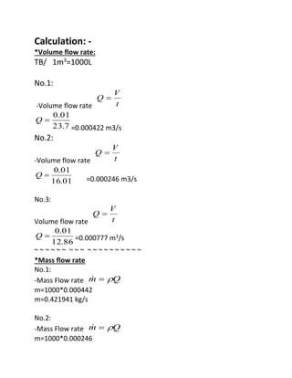 flow rate | PDF