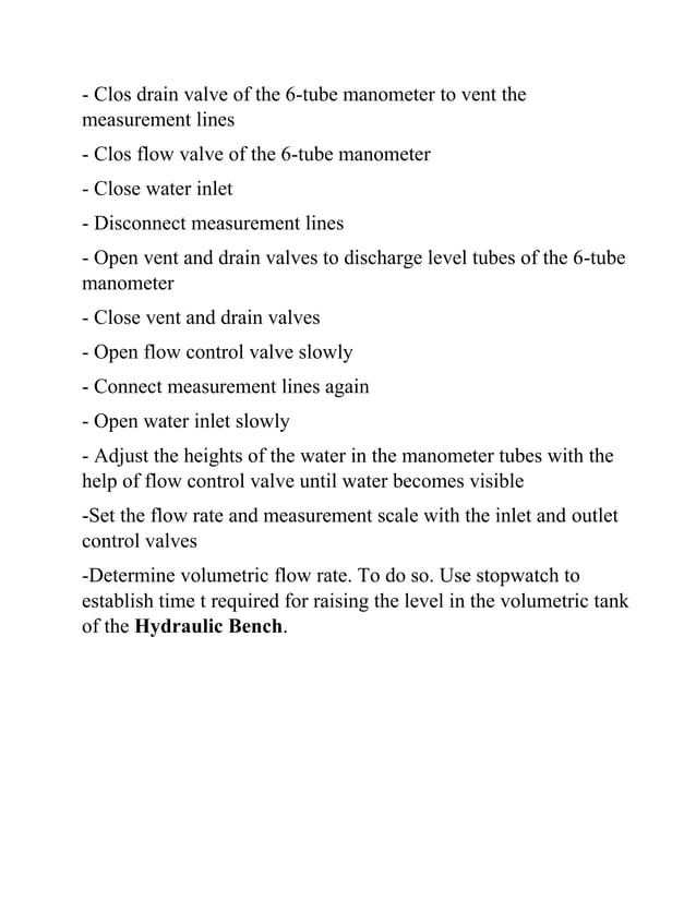 exp.9 flow meter demonstration | PDF