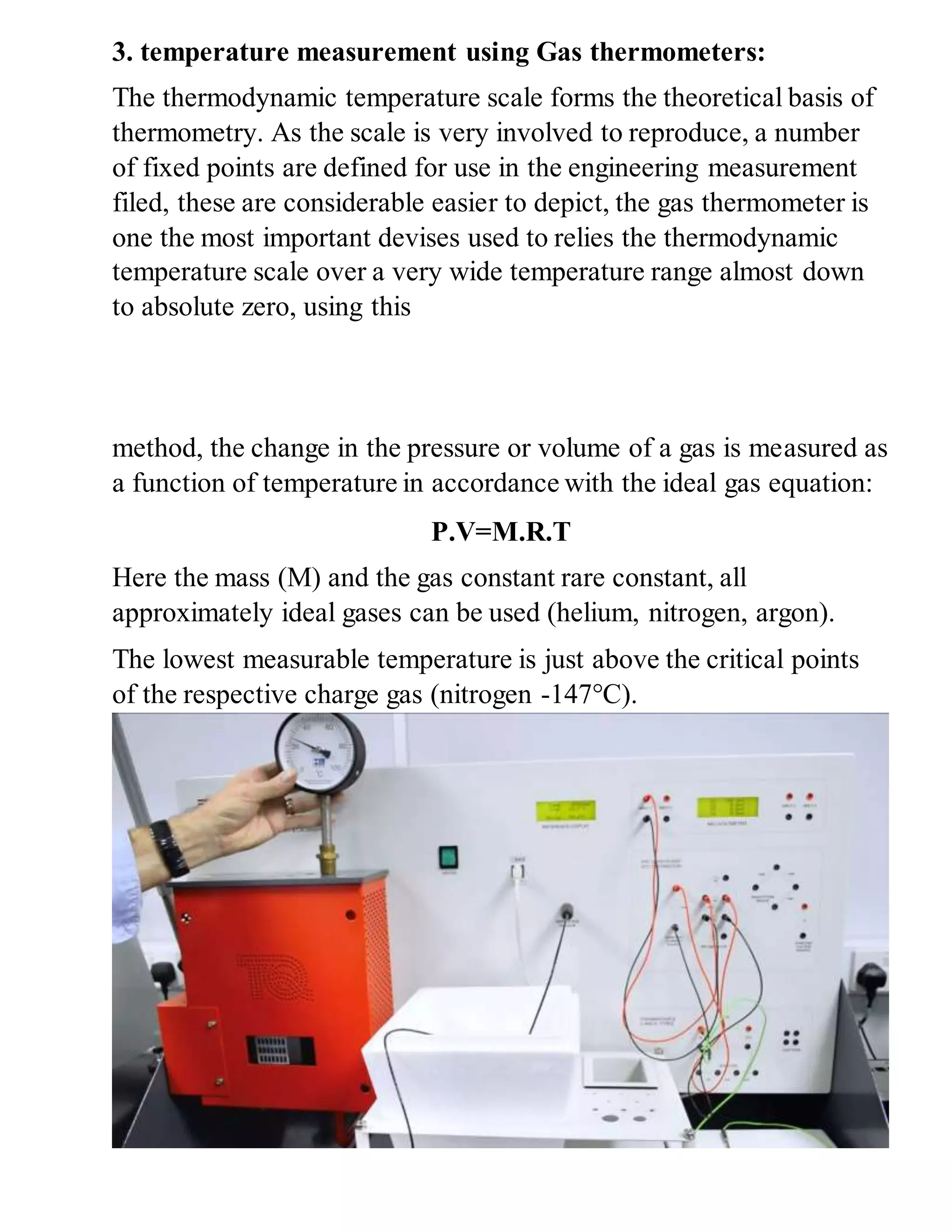 Temperature measurements and Calibration by heating | DOCX | Chemistry ...