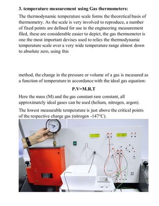 Temperature measurements and Calibration by heating | DOCX