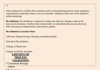Process Validation And Cleaning Validation ppt shyam | PPTX