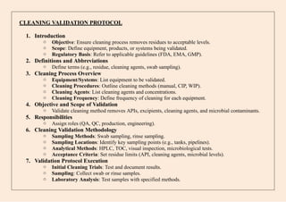Process Validation And Cleaning Validation ppt shyam | PPTX