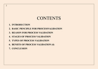 Process Validation And Cleaning Validation ppt shyam | PPTX
