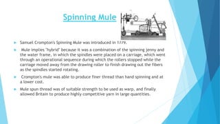 PPT On Steam Power in Tetile industry | PPT