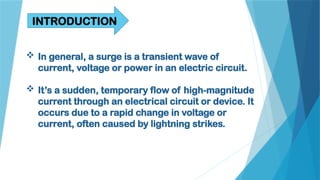 Surge current presentation electrical Engineering | PPT