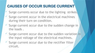 Surge current presentation electrical Engineering | PPT