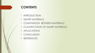 SMART MATERIALS by PERAM SHYAMSUNDAR REDDY from JNTUA. | PPT