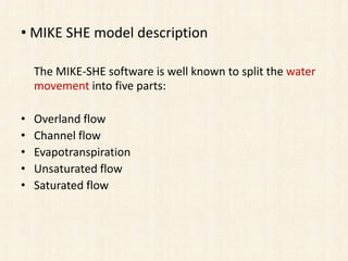 REMOTE SENSING DATA FOR HYDROLOGICAL MODELING | PPTX