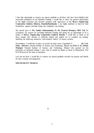 Heavy Engineering Corporation Limited, Ranchi | DOCX