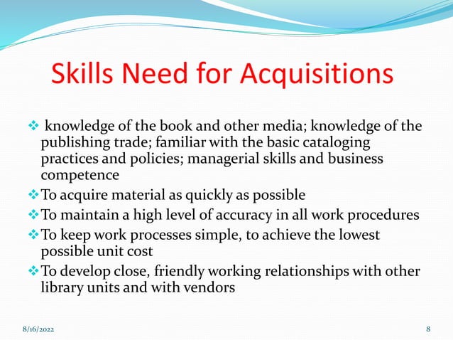 CASE STUDY OF ACQUISITION SECTION | PPT