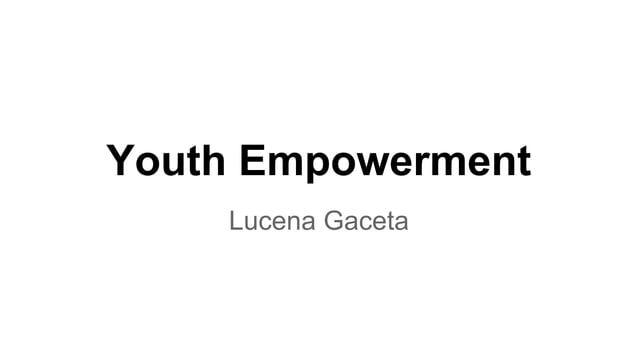 UNSDG #8 – Decent Work and Economic Growth Youth Empowerment | PPT