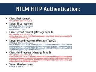 Shytikov on NTLM Authentication | PPTX | Internet | Computing
