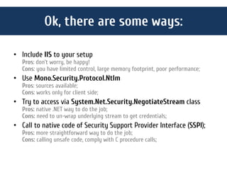 Shytikov on NTLM Authentication | PPTX | Internet | Computing