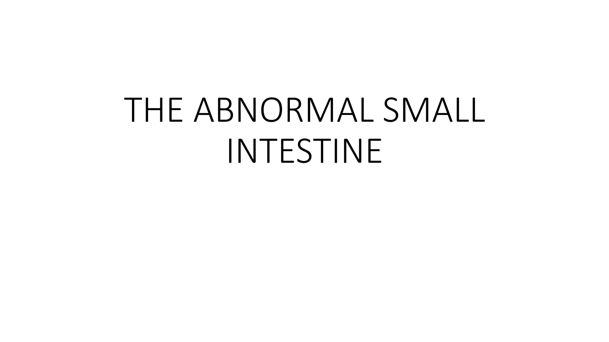 SMALL INTESTINE RADIOLOGY | PPTX