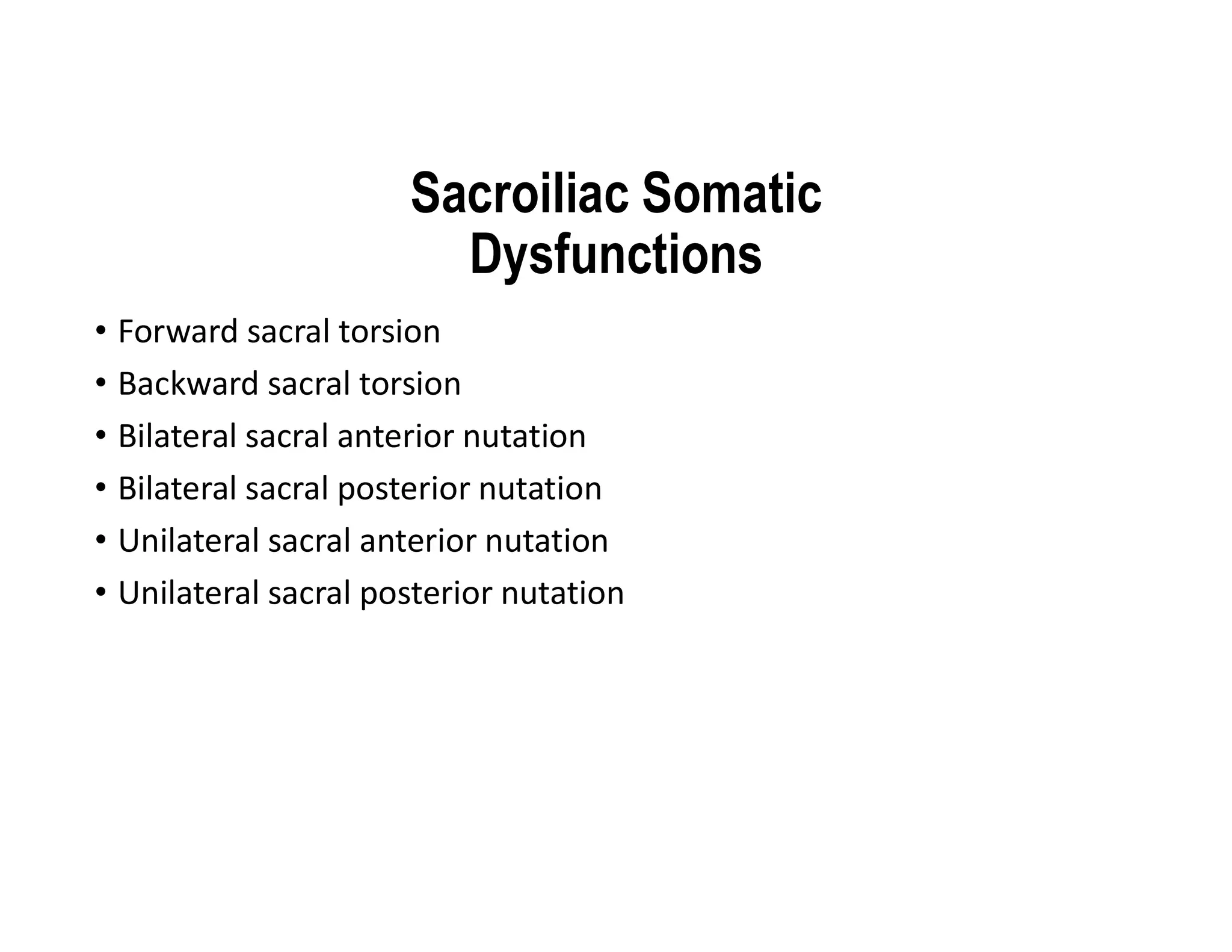 Sacroiliac(SI) Joint Dysfunction,Evaluation and Treatment | PDF