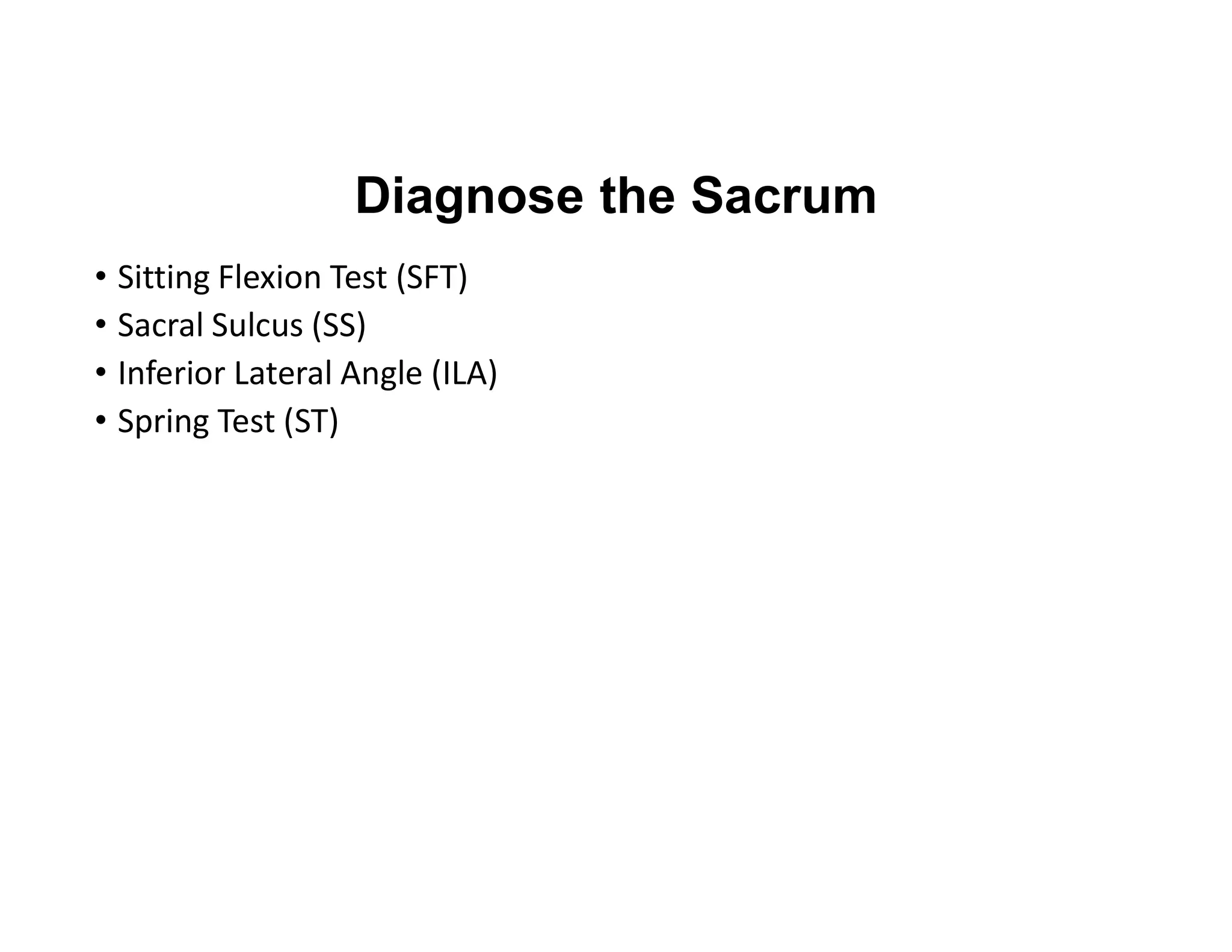 Sacroiliac(SI) Joint Dysfunction,Evaluation and Treatment | PDF
