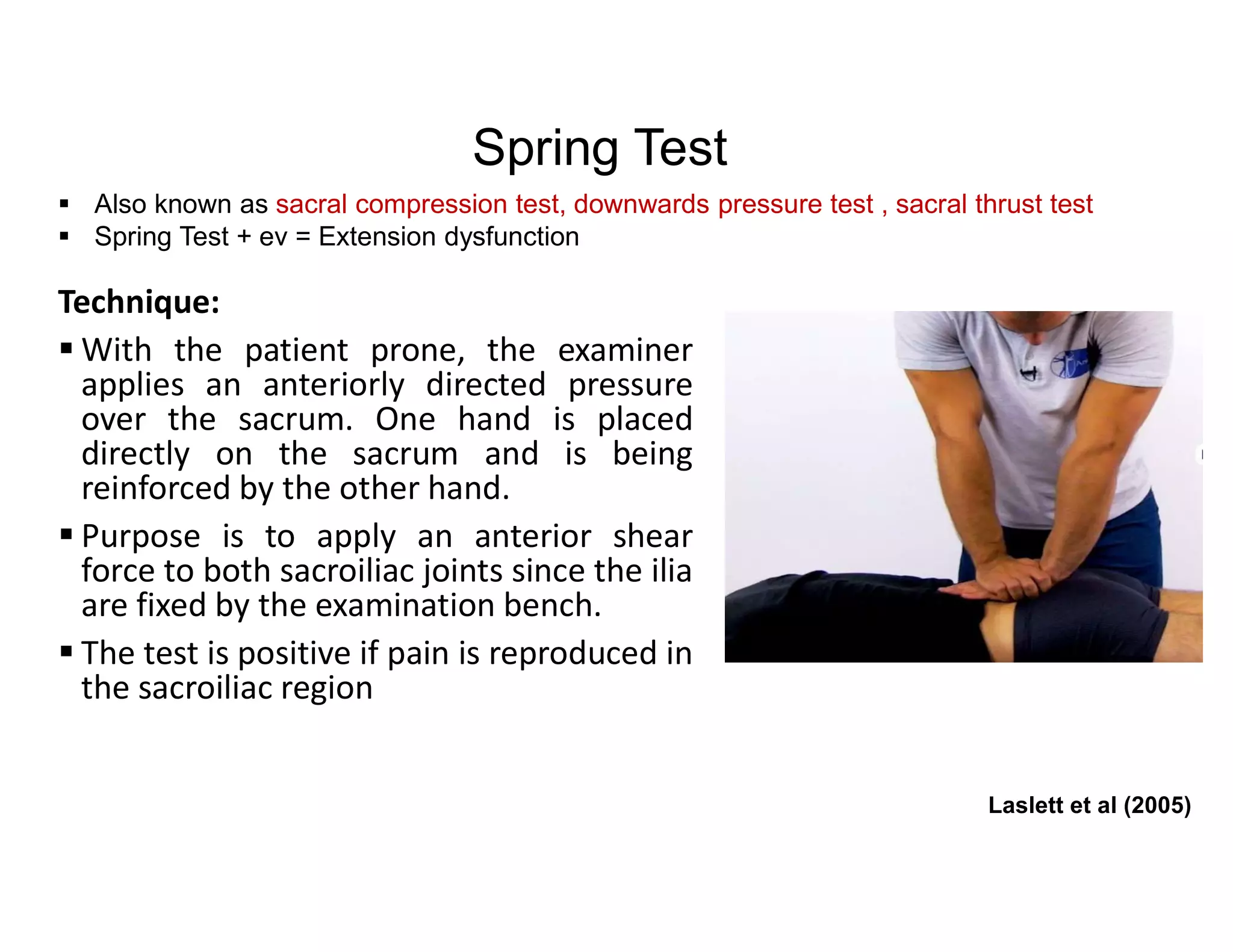 Sacroiliac(SI) Joint Dysfunction,Evaluation and Treatment | PDF