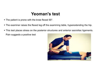 Sacroiliac(SI) Joint Dysfunction,Evaluation and Treatment | PPT