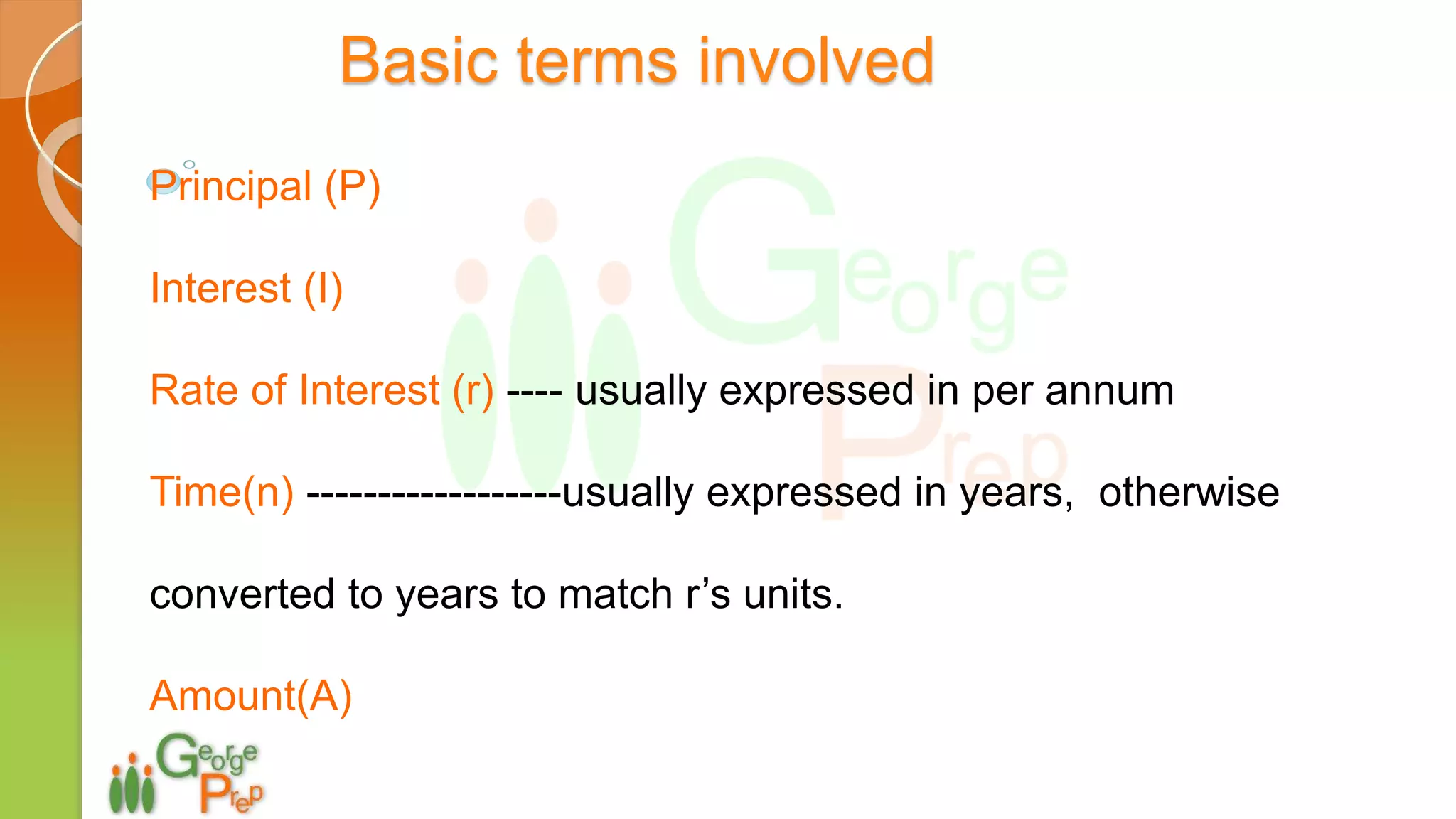 SI, CI and Installments | PPTX