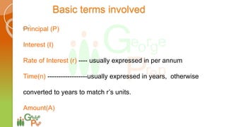SI, CI and Installments | PPTX