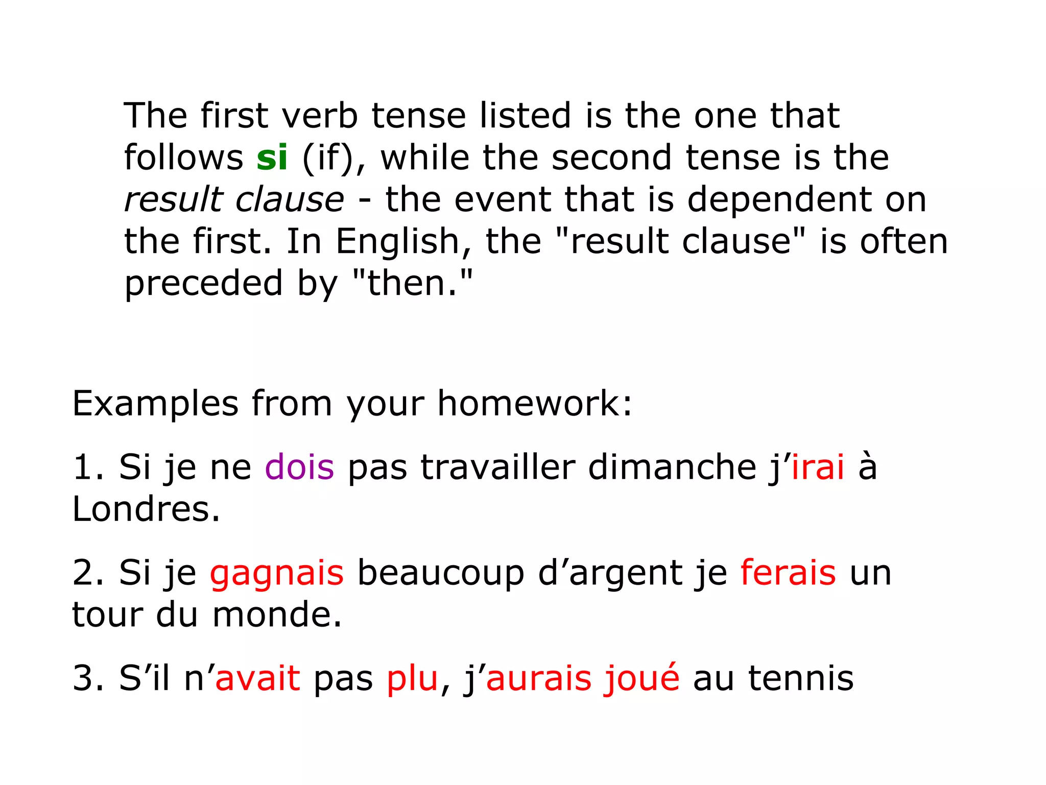 Si Clauses | PPT | Programming Languages | Computing