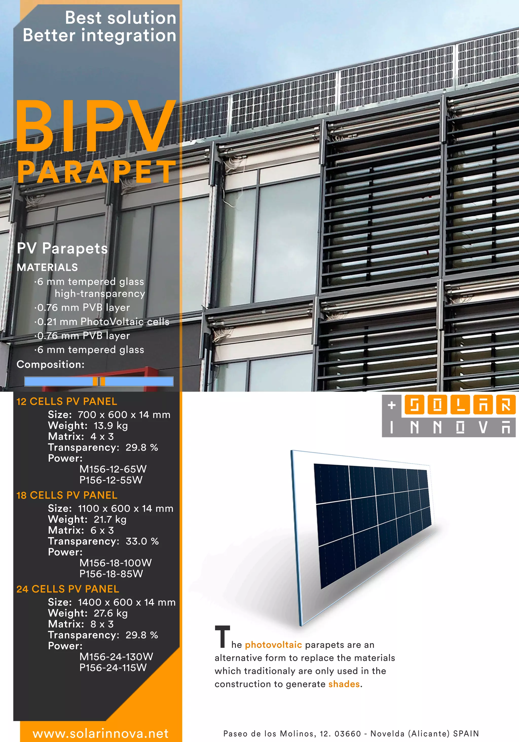 SI-ESF-M-BIPV-PR-PARAPETS | PDF