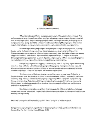 Si mariang-mapangarapin-material-for-q2 w10 | DOCX