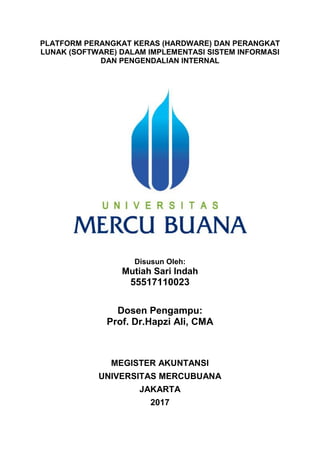 SI-PI, Mutiah Sari Indah, Hapzi Ali, Trend Platform Hardware dan ...