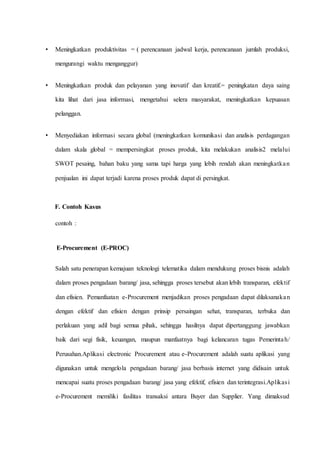 Si-pi, Daniel Watloly, Hapzi Ali, sistem informasi dalam kegitan bisnis | DOCX