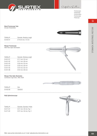 STOMACH, INTESTINES, RECTUM INSTRUMENTS | PDF