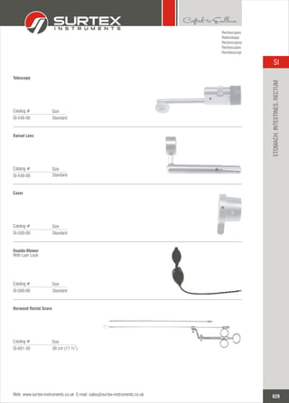 STOMACH, INTESTINES, RECTUM INSTRUMENTS | PDF