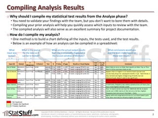Compiling Analysis Results | PPT
